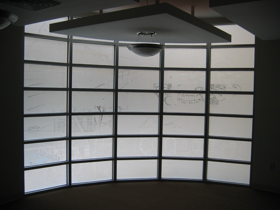 Etched Glass Signs and Custom Glass Signs